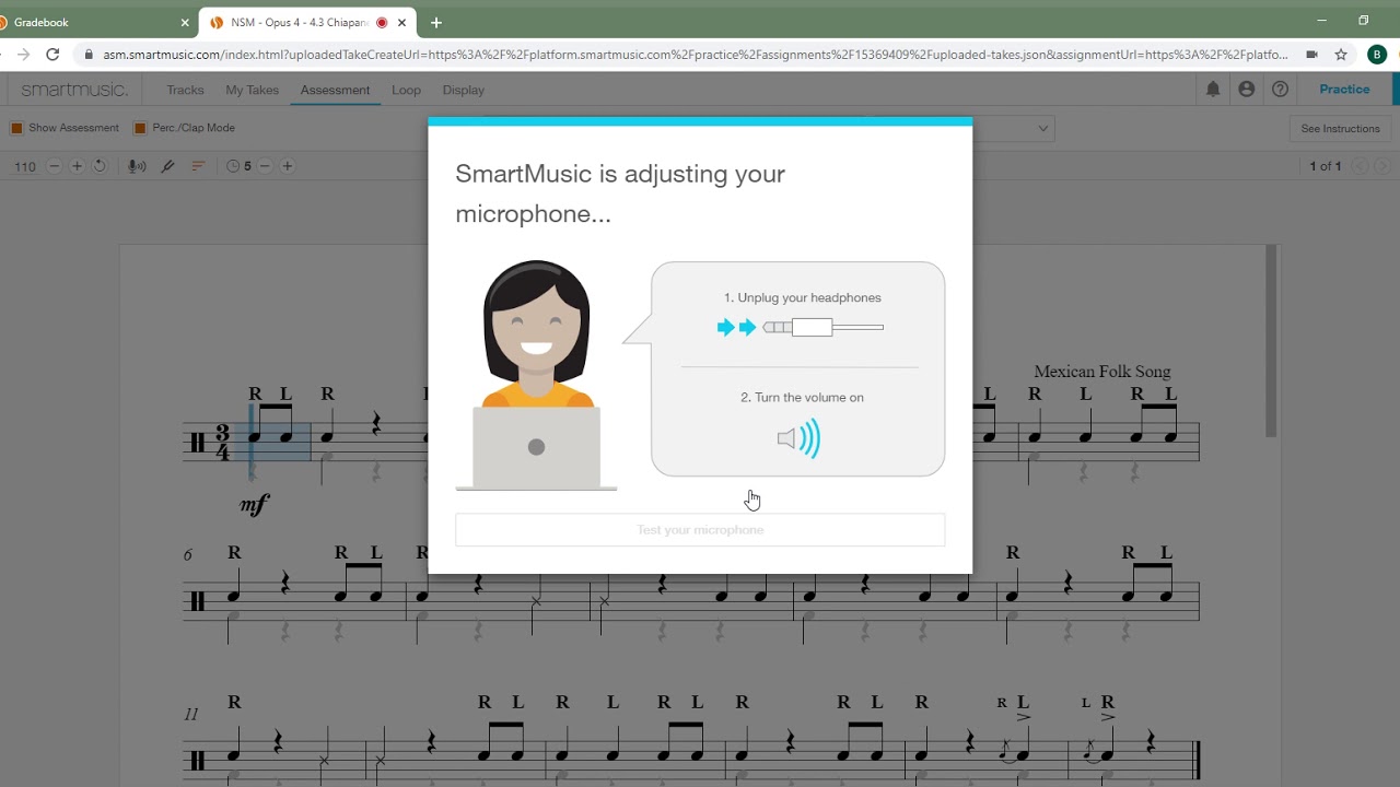 Smartmusic Tutorial Percussion Setup - YouTube