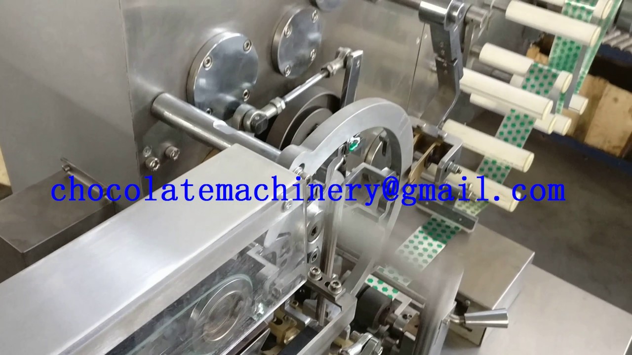 chocolate foil wrapping machine for balls - YouTube
