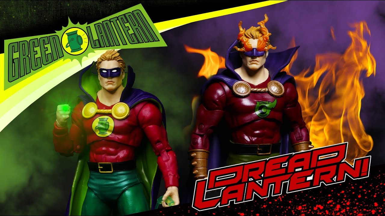 McFarlane Collectors Edition Alan Scott Green Lantern and Gold Label ...