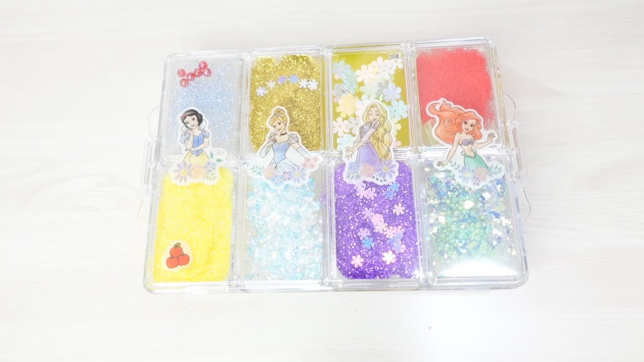 DISNEY PRINCESS SLIME PALLET - YouTube