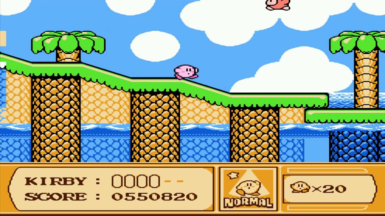 Kirbys Adventure - Yogurt Yard Level 6 (NES) 1440p HD - YouTube