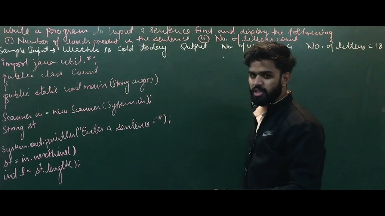 Class X | String Handling | Program 1 - YouTube