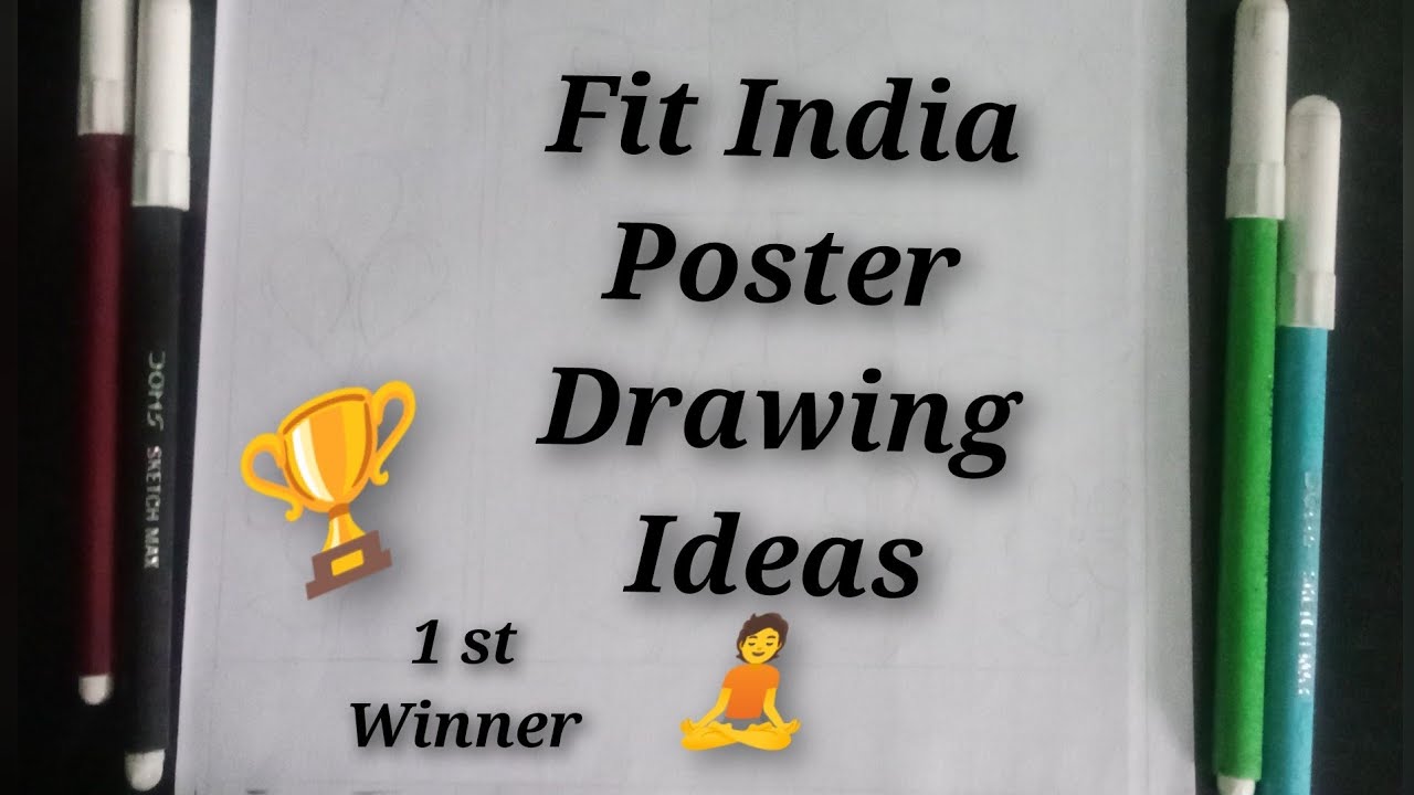 fit India drawing | fit India poster making ideas | hum fit to India ...
