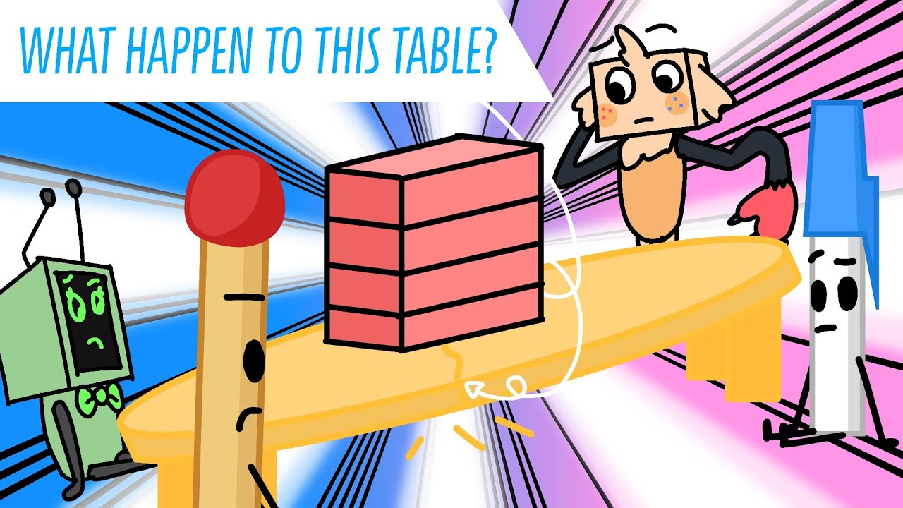 BFDI memes x Dandy's world : Oh no!.....our table....is broken! - YouTube