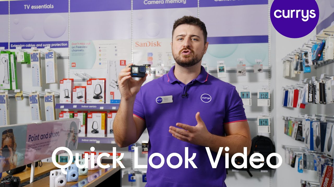 GOPRO HERO12 Black 4K Ultra HD Action Camera - Quick Look - YouTube