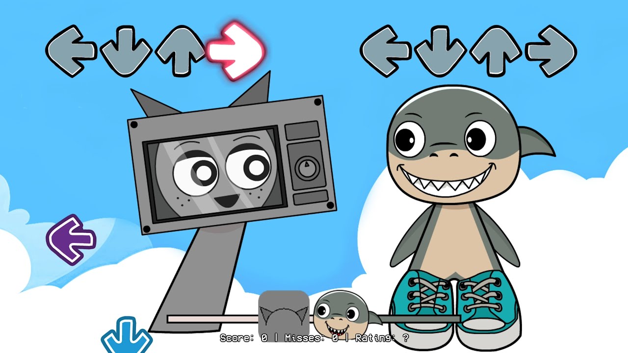 FNF FNF Sprunki OC Microwave 2 vs Italian Brainrot Tralalero Tralala ...