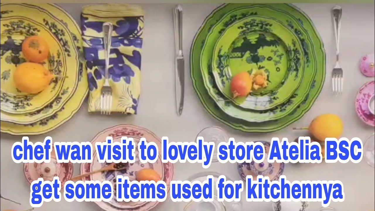 Chef wan visit to lovely store Atelia BSC get some items used for ...