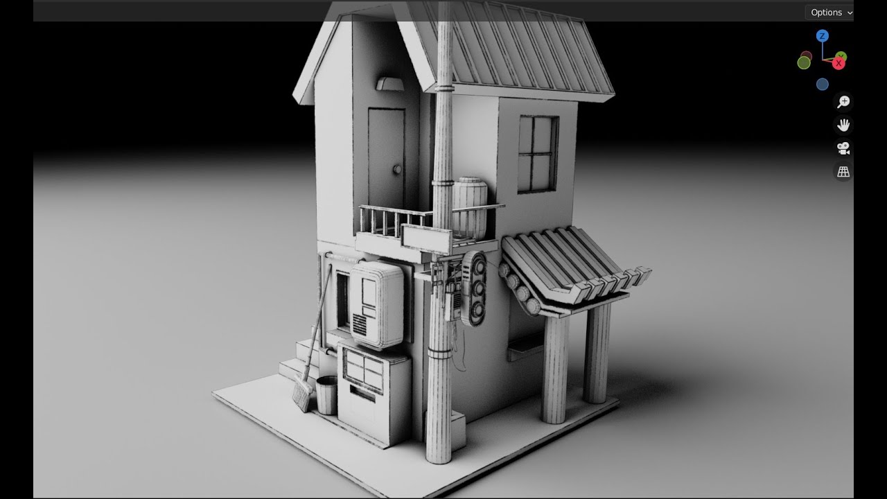 Make a Small House - Grid Modeler (blender addon) - YouTube