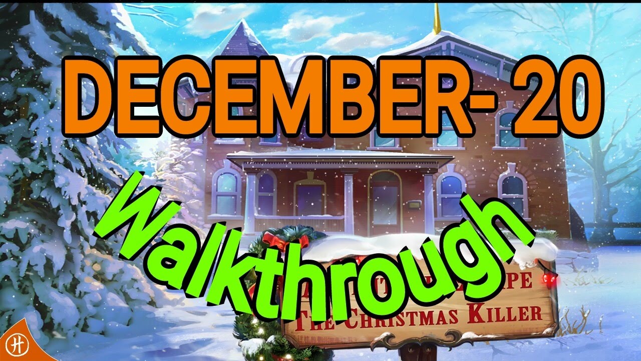 Adventure Escape - Xmas killer dec 20 walkthrough - YouTube