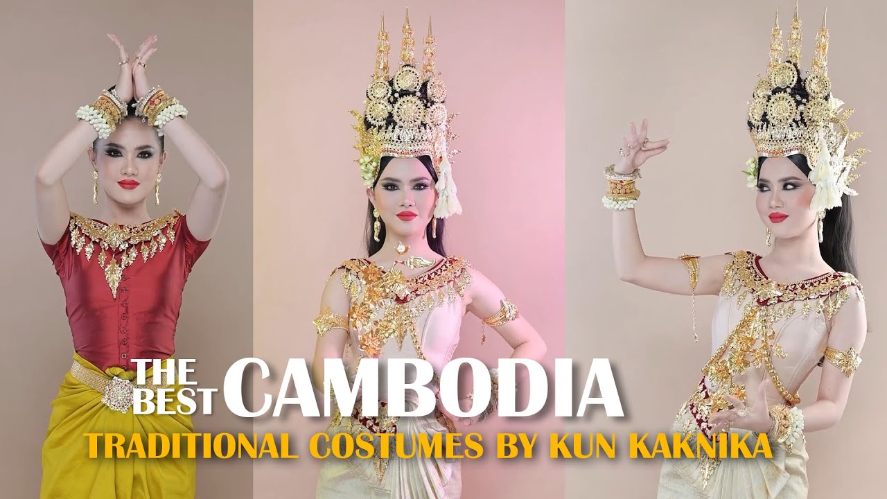 The Best Cambodia Traditional Costume Makeup Trends - Khmer Apsara, Showcased by Kun Kaknika ...