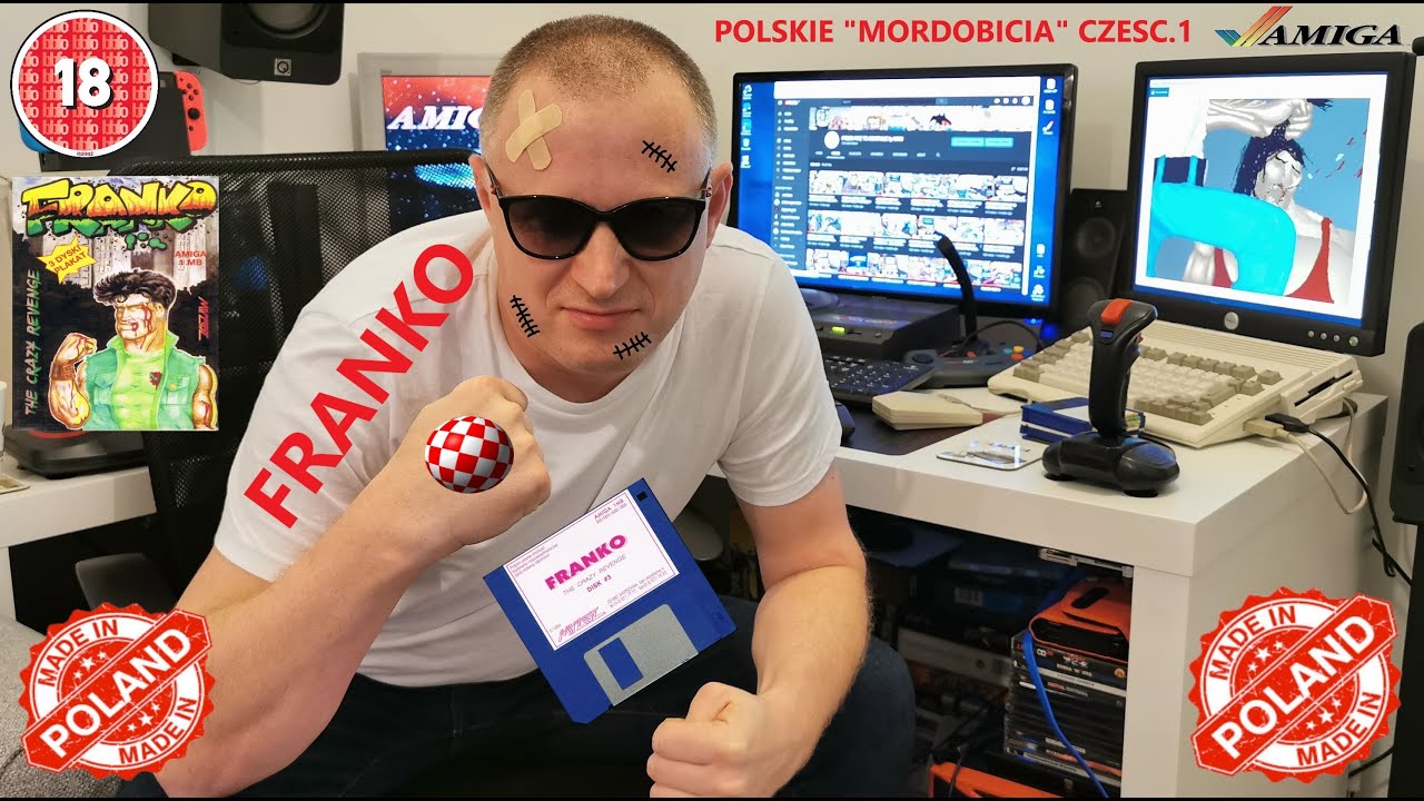 FRANKO THE CRAZY REVENGE AMIGA !!! POLSKIE MORDOWNIE CZESC 1 !!! - YouTube