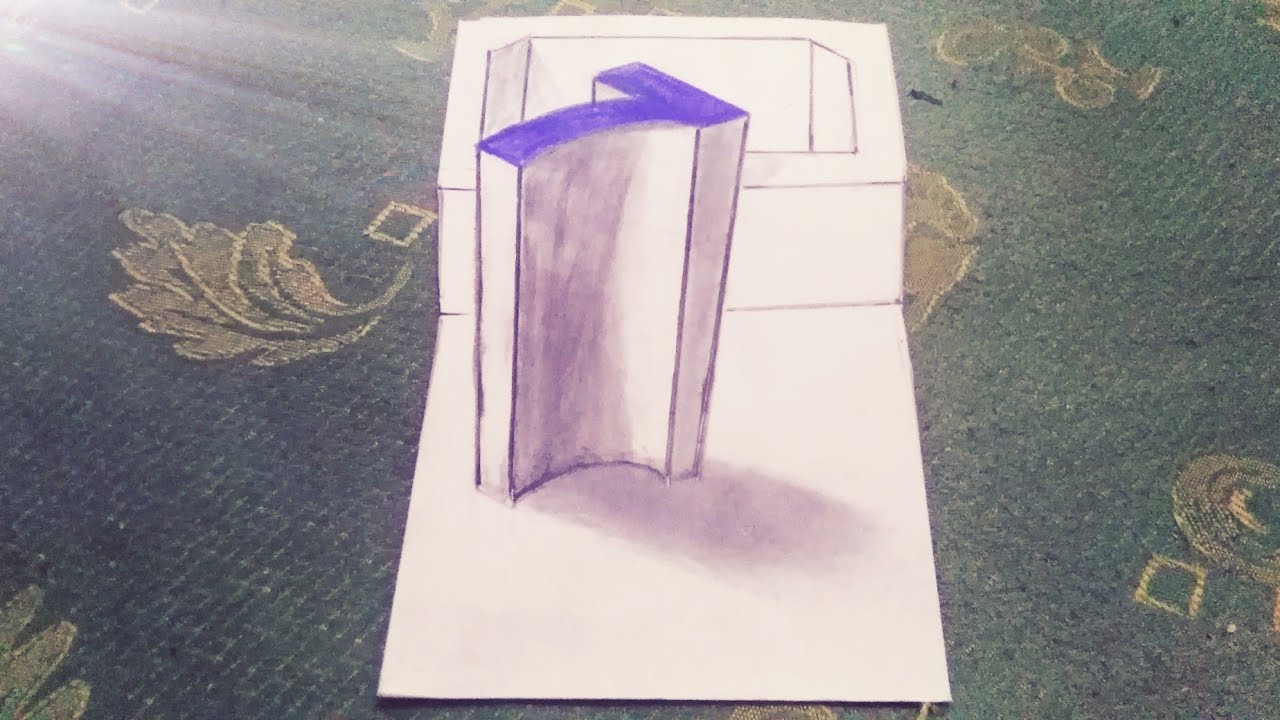 3D Trick Art Drawing (7) How to Draw - Easy to draw - YouTube