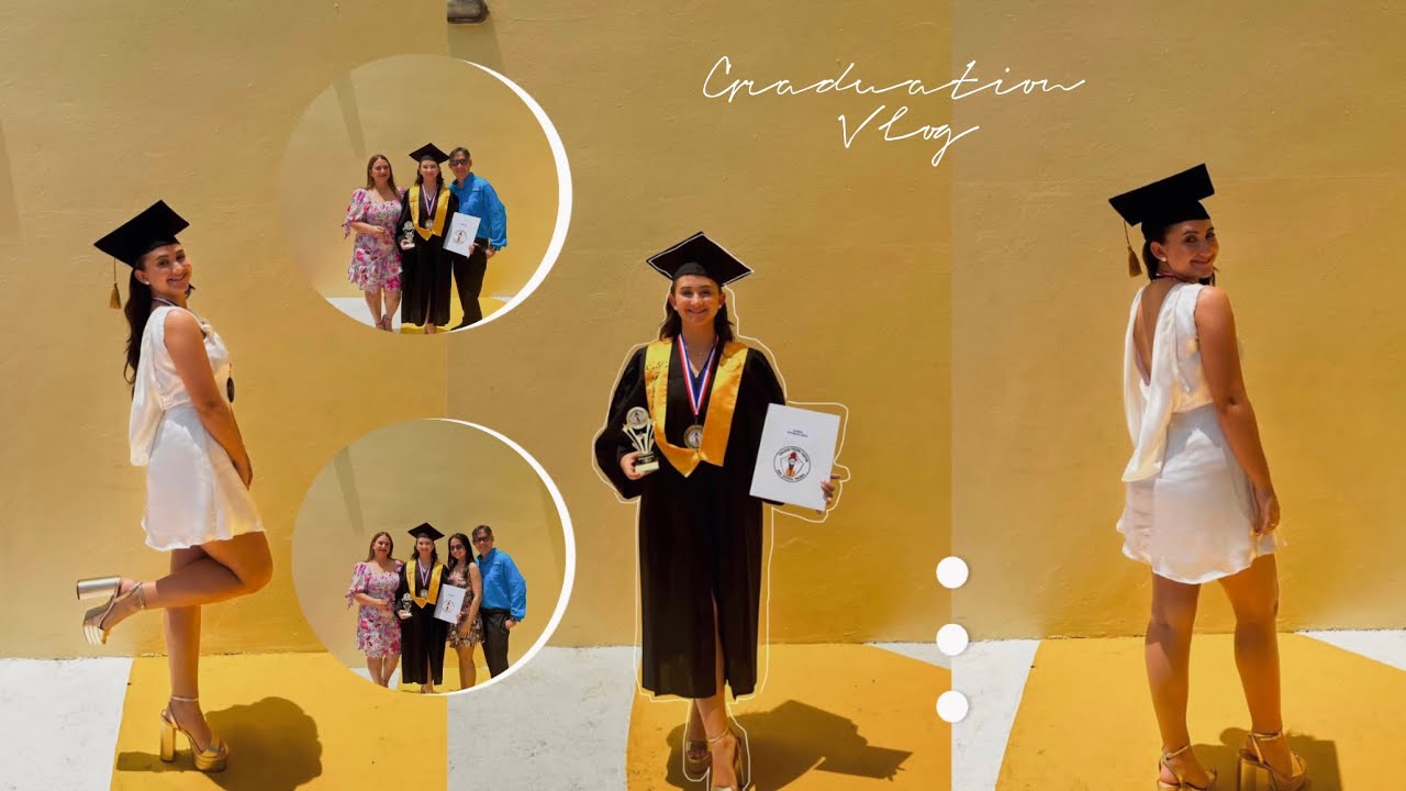 Graduation Vlog | grwm, party, friends & family - YouTube