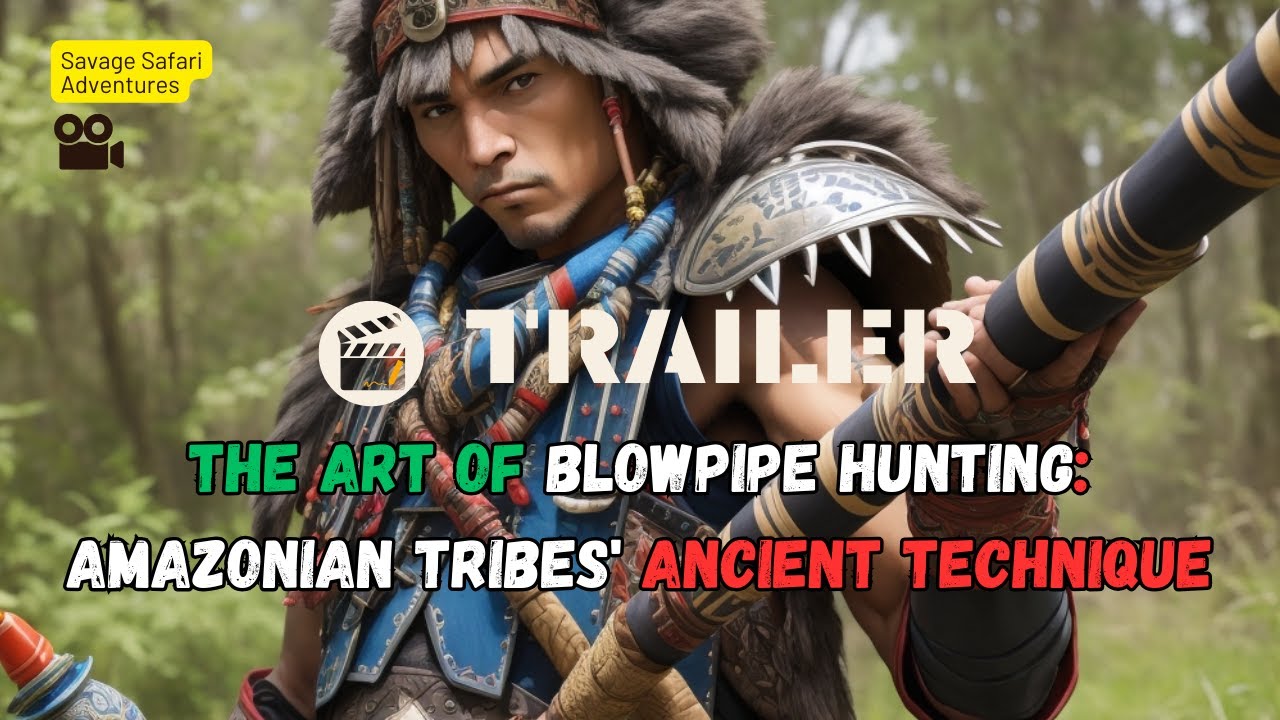 The Art of Blowpipe Hunting: Amazonian Tribes' Ancient Technique # ...