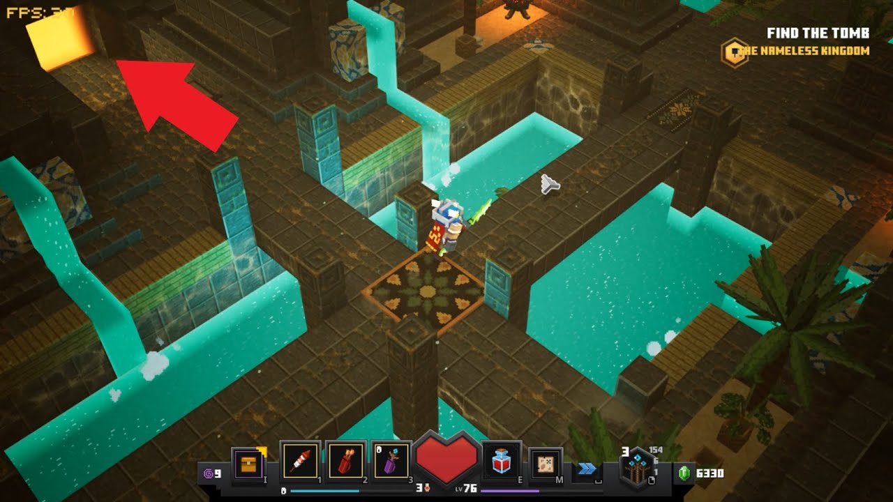 Minecraft Dungeons ep 49 Lower temple secret level where to find - YouTube