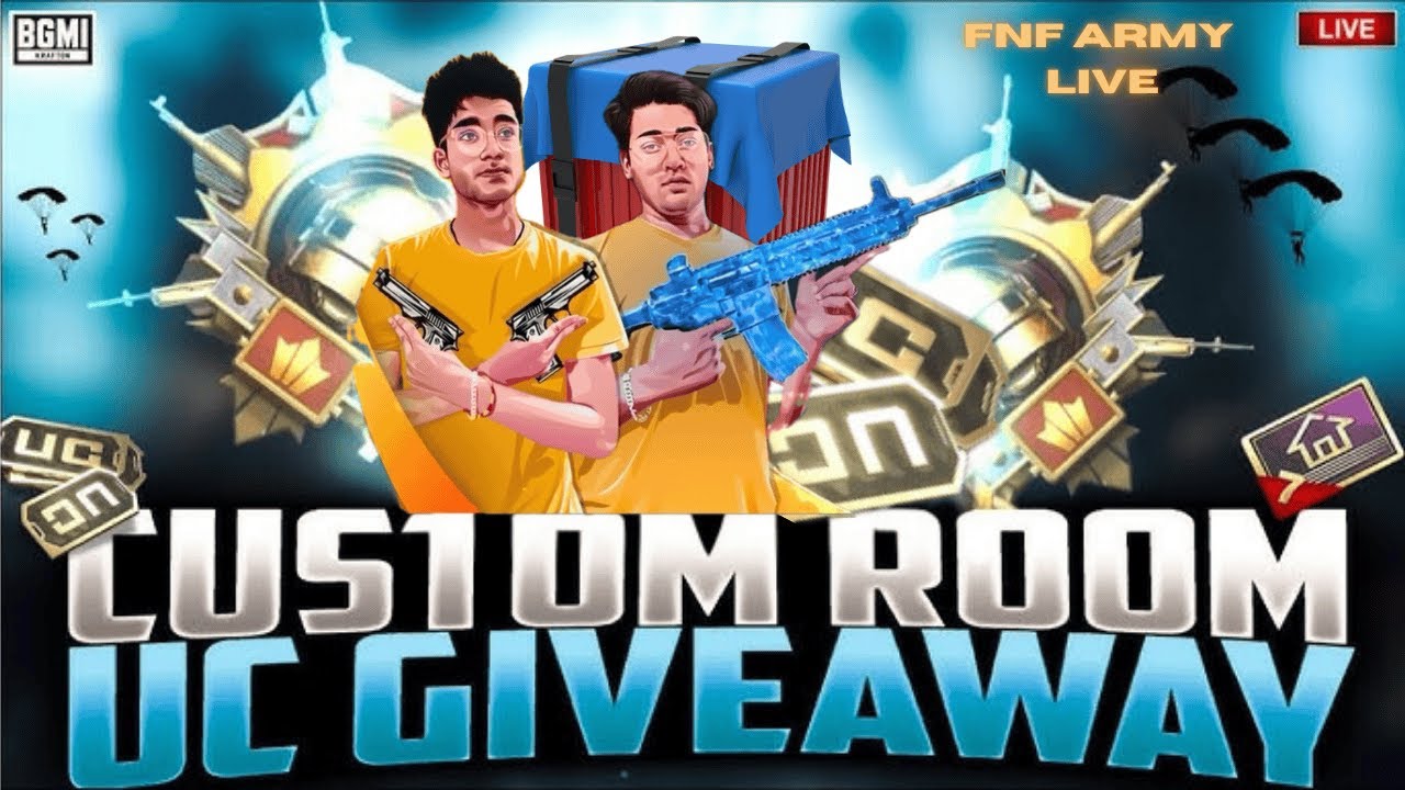 🔴Live/W FNF ARMY| RP💰UC GIVEAWAYS CUSTOMS ROOMS🤑| ⁠ #pubgmobile # ...