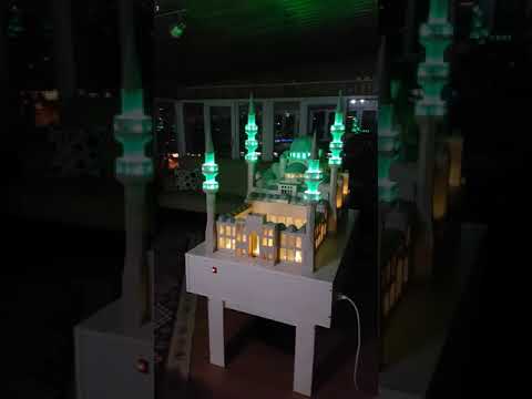 Ahsap El yapımı maket süleymaniye camii