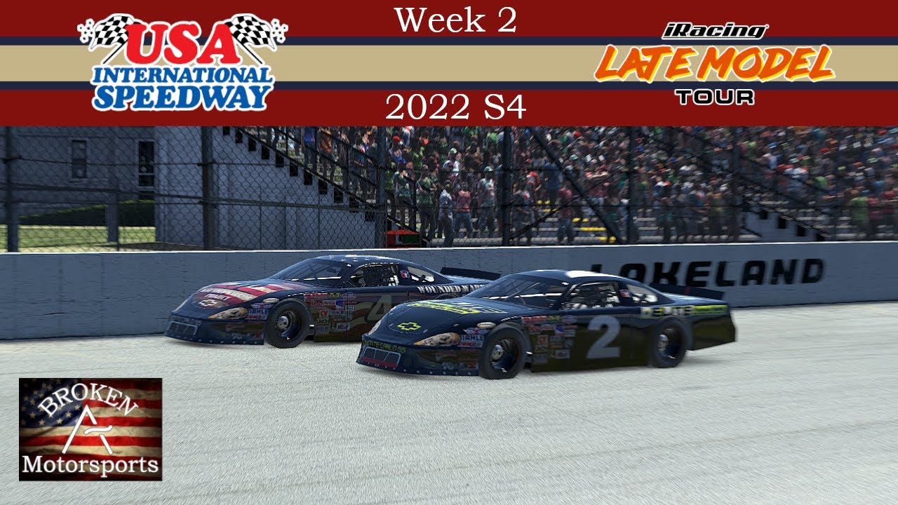 Late Model Tour Open - USA International Speedway - iRacing Late Model ...