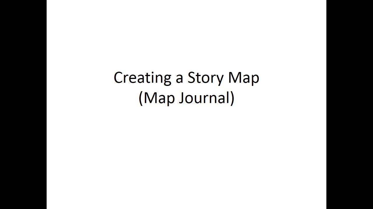 How to create a Story Map using the Map Journal template - YouTube