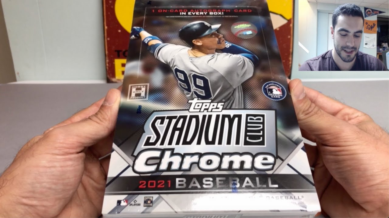 2021 Topps Stadium Club Chrome Hobby Box - New Release!!! - YouTube