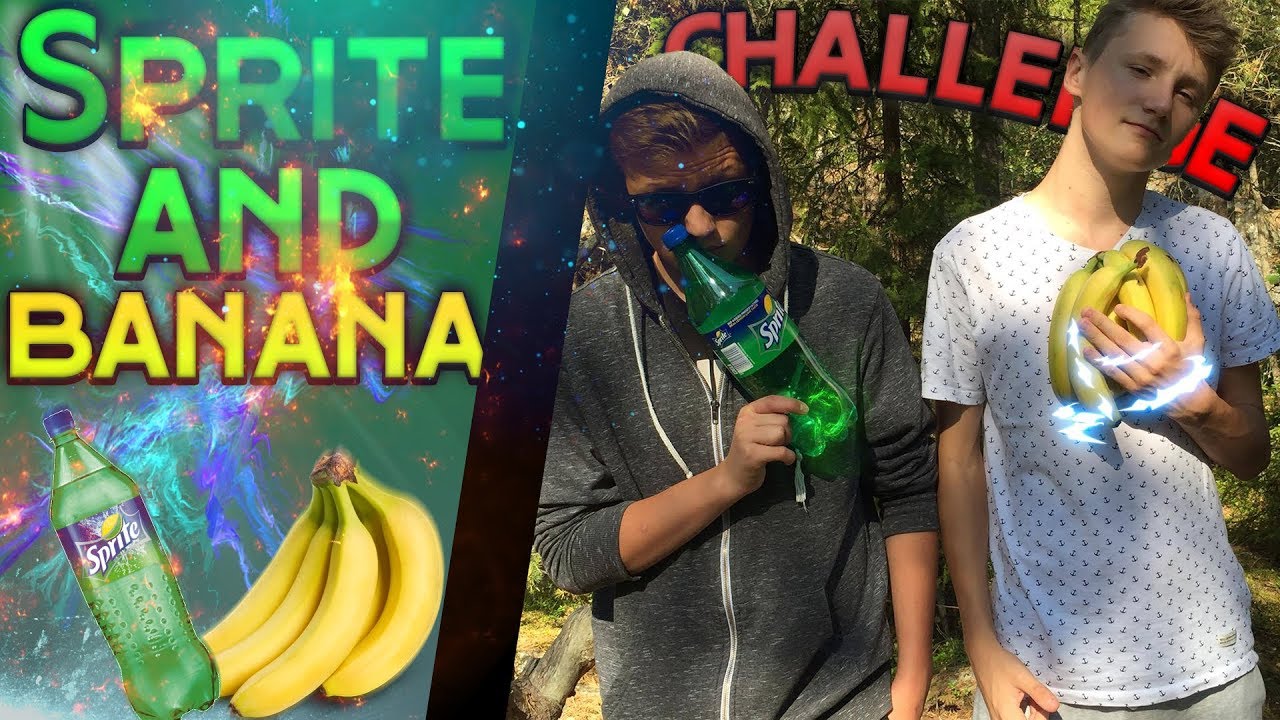 SPRITE AND BANANA CHALLENGE !! /Kapi - YouTube