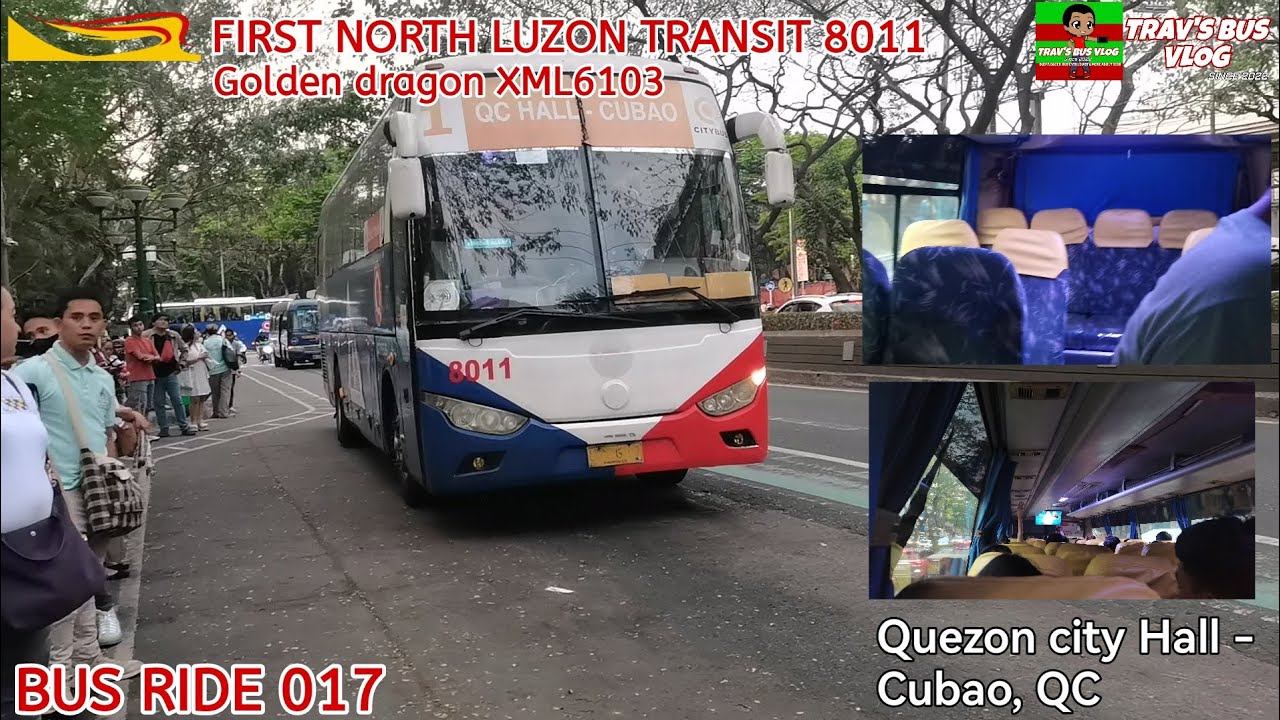 BUS RIDE 017 | FIRST NORTH LUZON TRANSIT 8011 - YouTube
