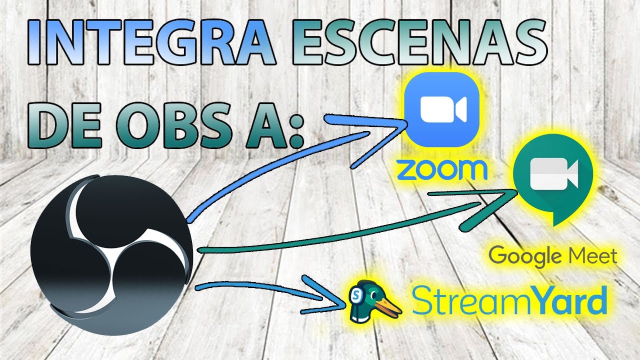 Conectar OBS a Zoom - Streamyard - Google Meet | Como usar obs y zoom - YouTube