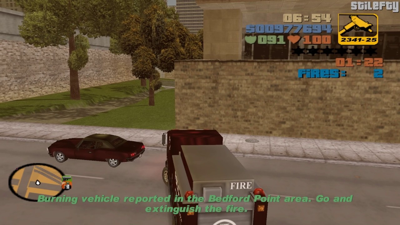 GTA 3 - Firefighter (1080p) [60 Fires] - YouTube