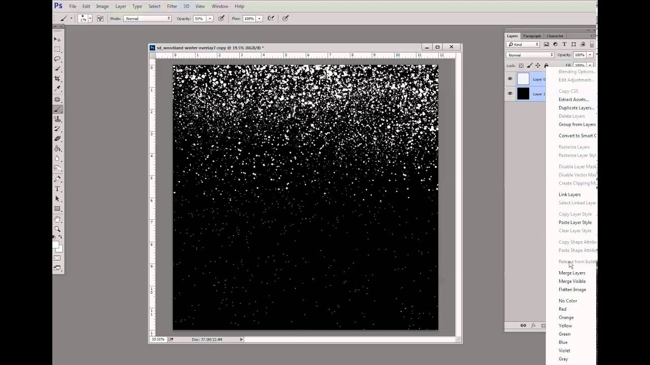 Using the Screen Blend Mode in Photoshop - YouTube