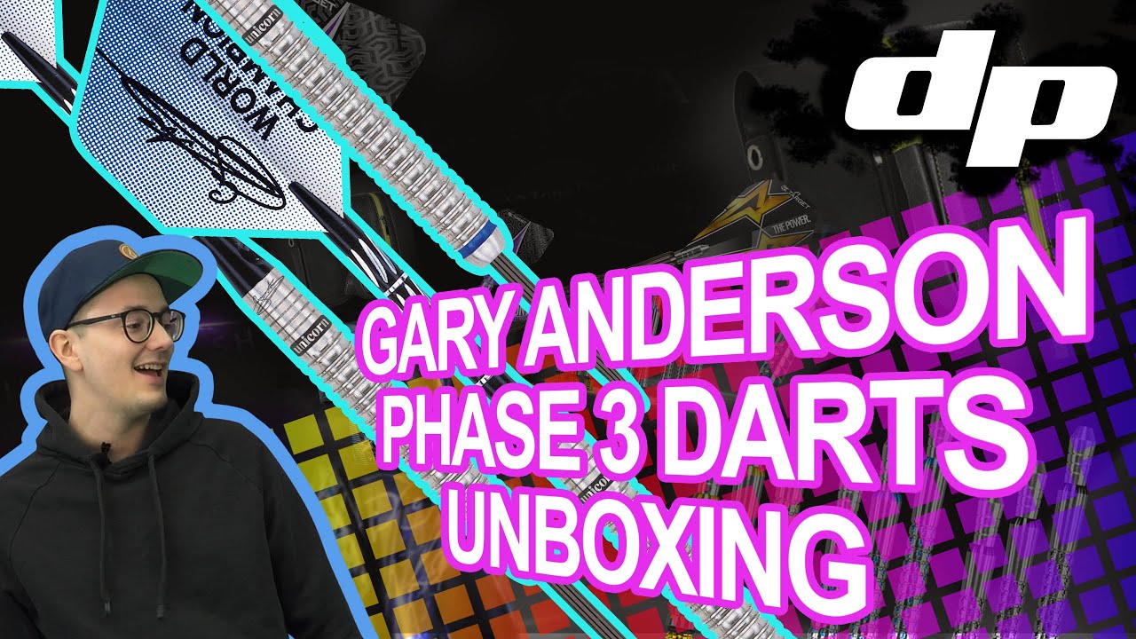 GARY ANDERSON DARTS PHASE 3 - STEEL - INFOS & UNBOXING - Deutsch - YouTube