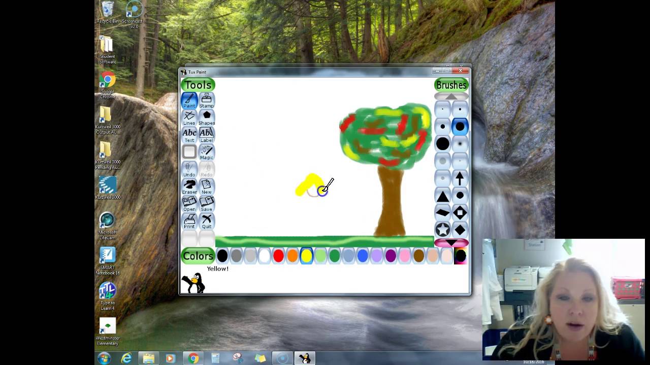 2nd Grade Tux Paint - YouTube