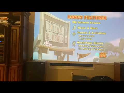 Chicken Little 2005 DVD menu walkthrough - YouTube