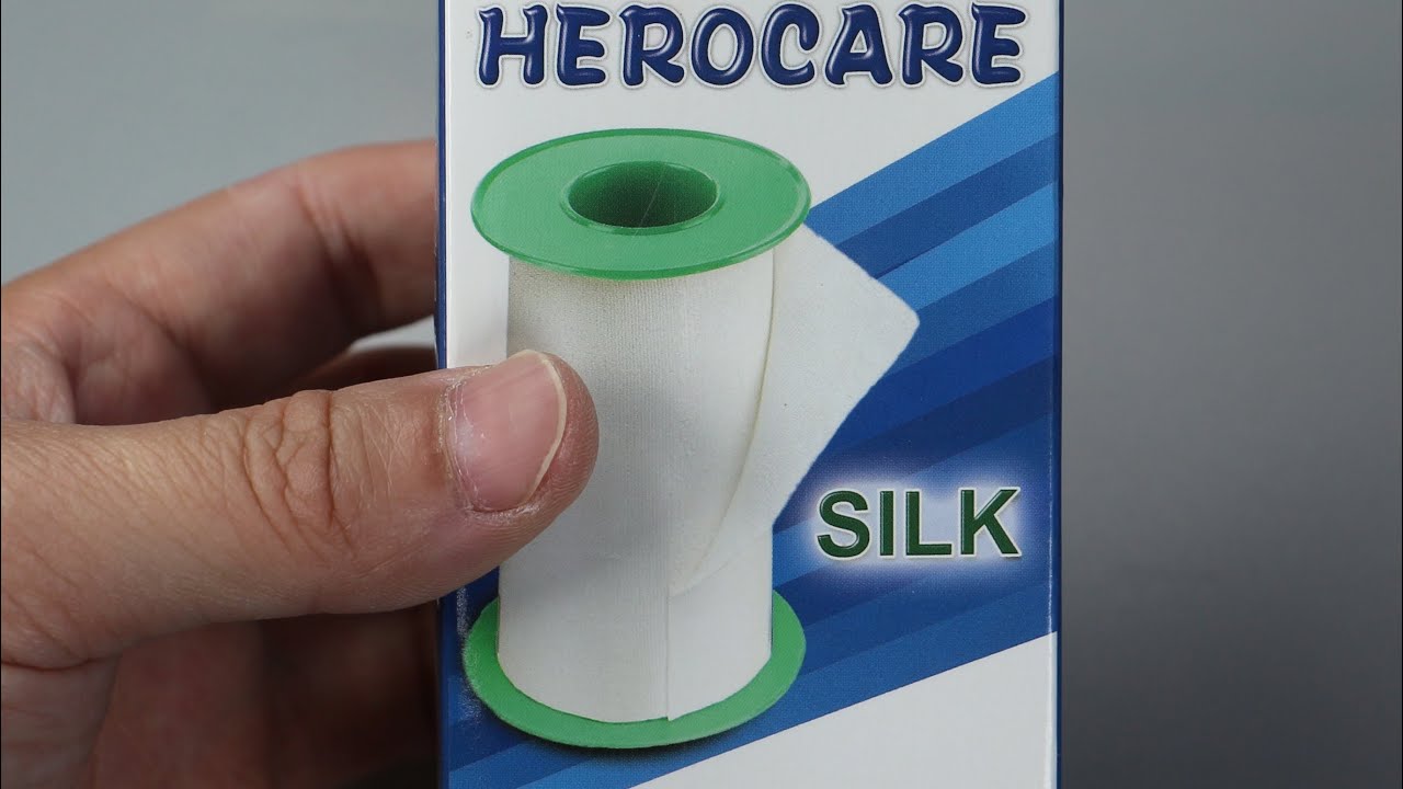 Zigzag Slik Tape Surgical Silk Plaster Medical Tape For Hospital - YouTube