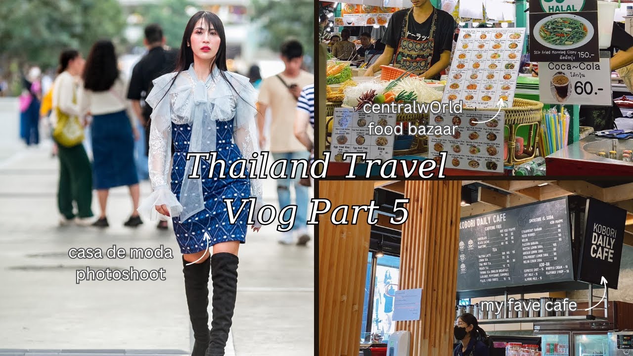 Thailand Travel Vlog Part 5 | centralwOrld | Food Bazaar | Jill Gutierrez - YouTube
