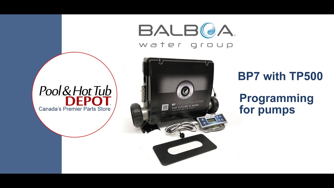 Balboa BP7 TP500 Programming - YouTube