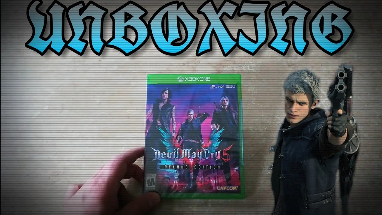 Devil May Cry 5 Deluxe Edition Unboxing For Xbox One - YouTube