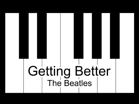 Getting Better - The Beatles Piano Tutorial - YouTube