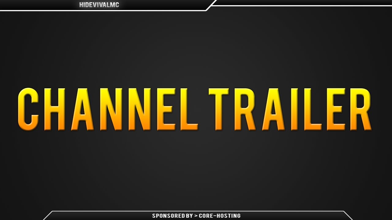 Channel Trailer - YouTube