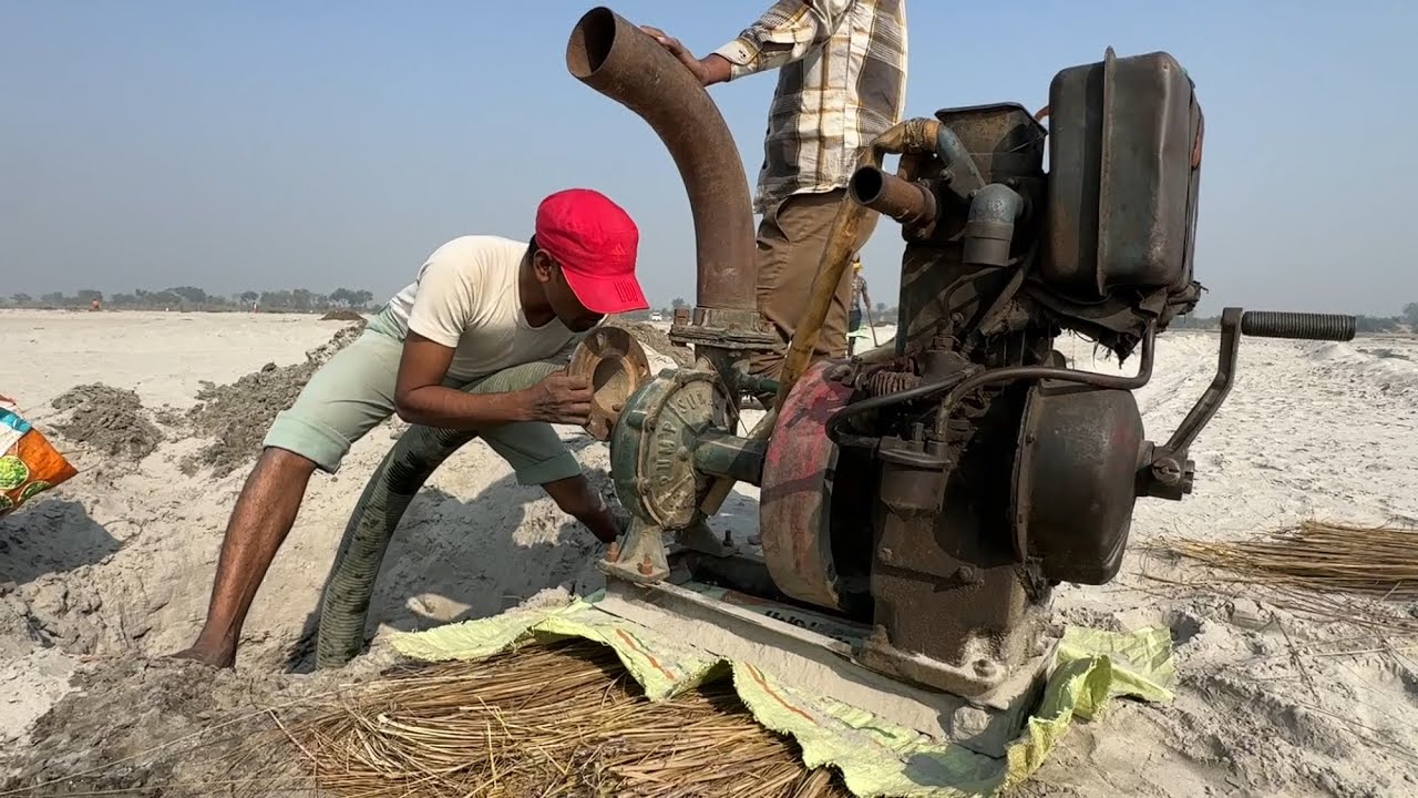 8 hp diesel engine water pump machine setup l setup pani wala engine water pump kheti water pump ...