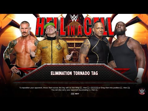 WWE 2K23 - Randy Orton & Matt Riddle VS. MVP & Omos - Elimination ...