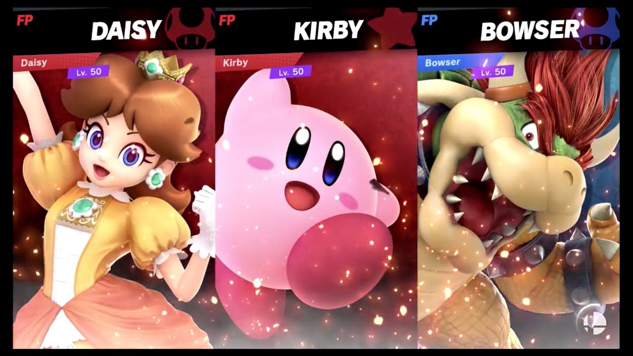 Super Smash Bros Ultimate Amiibo Fights – Request #17508 Daisy & Kirby ...