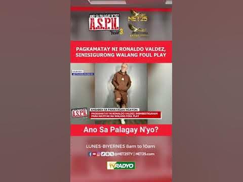 ano Kaya Ang dahilan Ng pagkamatay ni Ronaldo valdez - YouTube