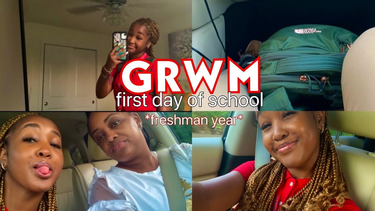 GRWM: first day of high school (freshman year) - YouTube