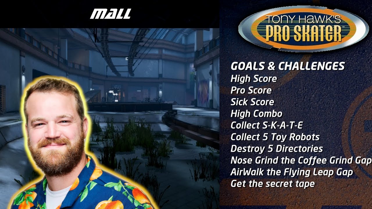 Mall New York | ALL objectives | All Collectables | Tony Hawk Pro ...