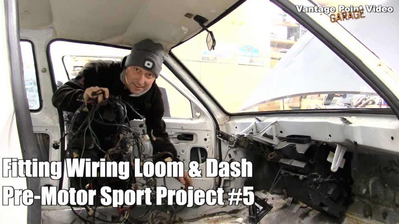 Fitting Wiring Loom & Dash: Pre Motorsport Project #5 - YouTube