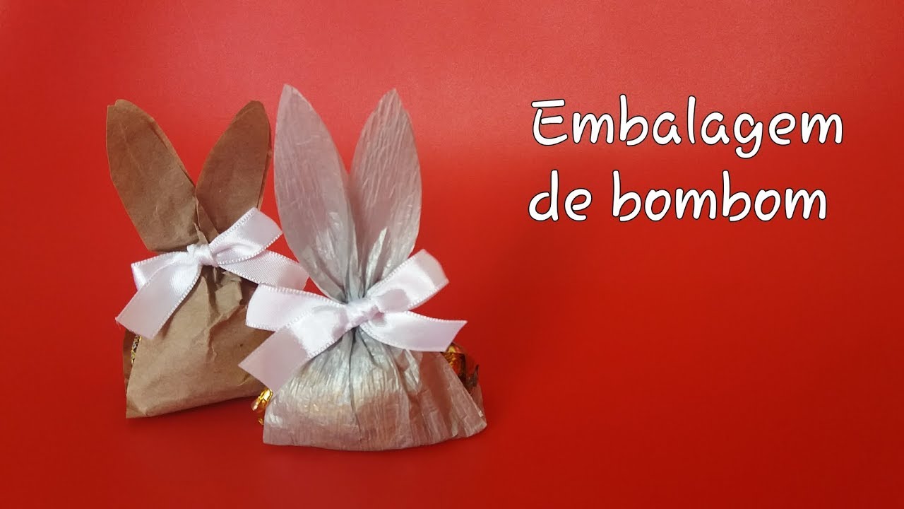 Isa Klein Tutorial 103: Especial Páscoa - embalagem de bombom fácil e ...