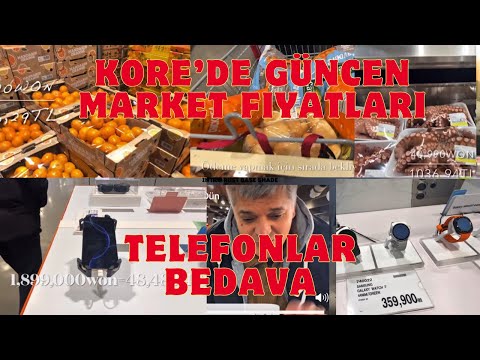 GÜNEY KORE’DE GÜNCEL MARKET FİYATLARI