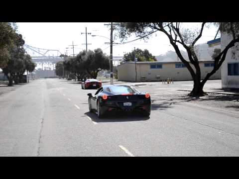 Ferrari 458 Italia IPE exhaust launch control!