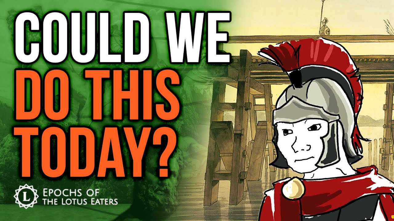 Caesar Built A Bridge In 10 Days Just To Flex On The Germans - YouTube