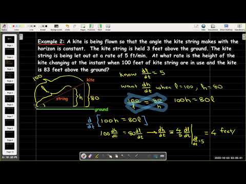 Related Rates: Triangle Problems - YouTube